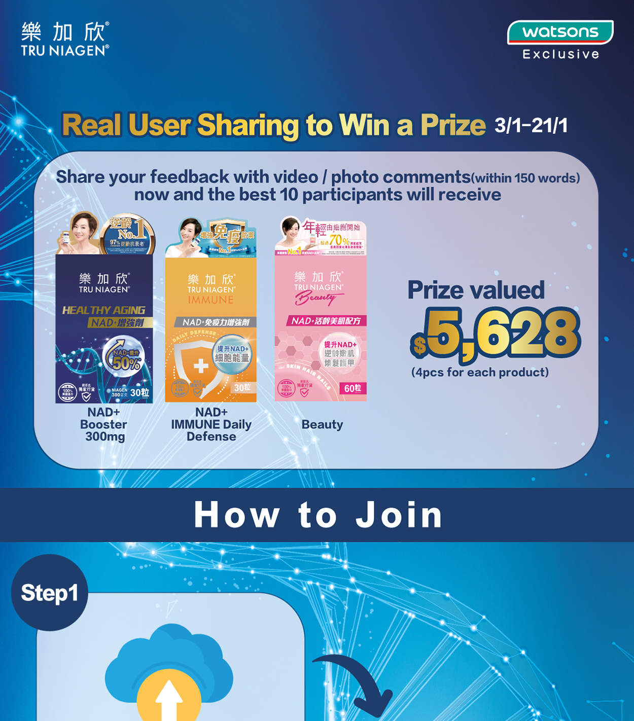 TRU NIAGEN Real User Sharing to Win a Prize | Watsons Hong Kong